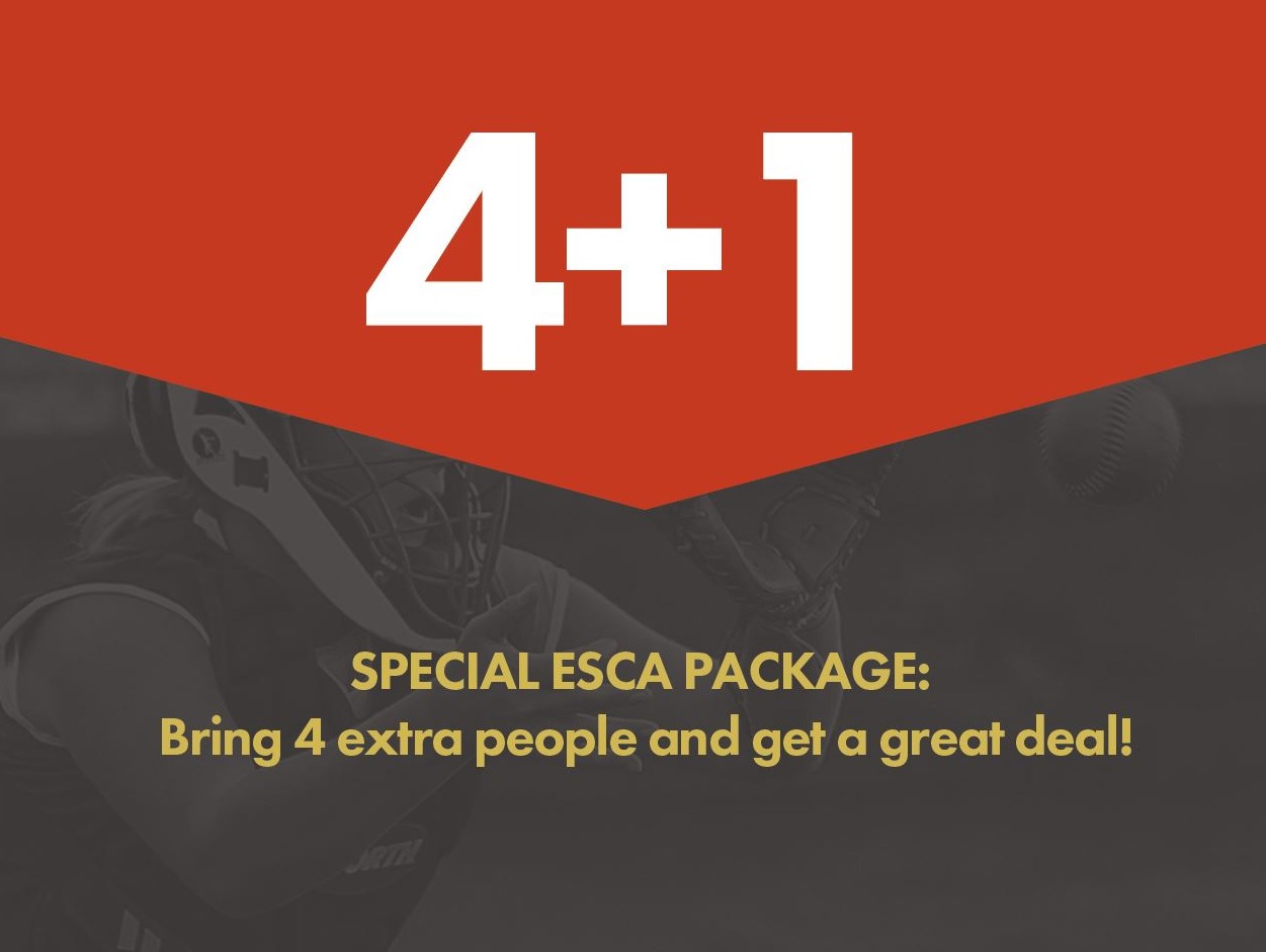SPECIAL ESCA PACKAGE: Bring 4 extra people and get a great deal! - WBSC ...