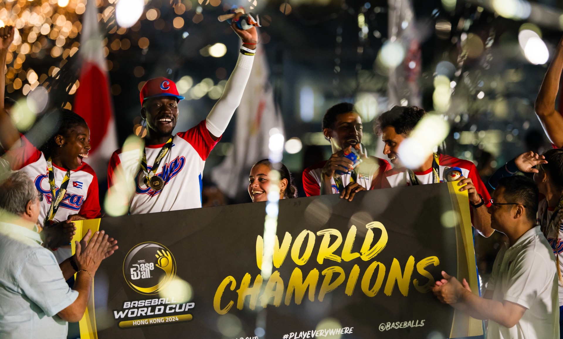 Campeones mundiales de Baseball5: Cuba celebra a sus héroes en su regreso a casa - World ...