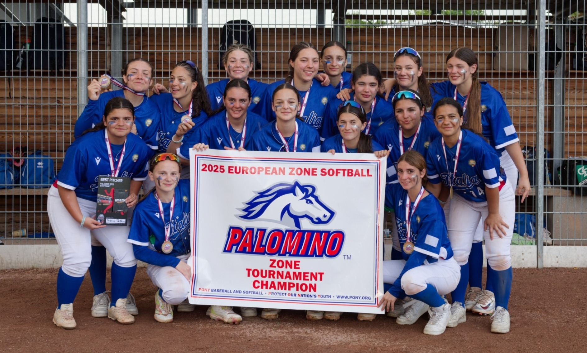 Italy warm up for WBSC U-15 Women's Softball World Cup with Palomino U ...