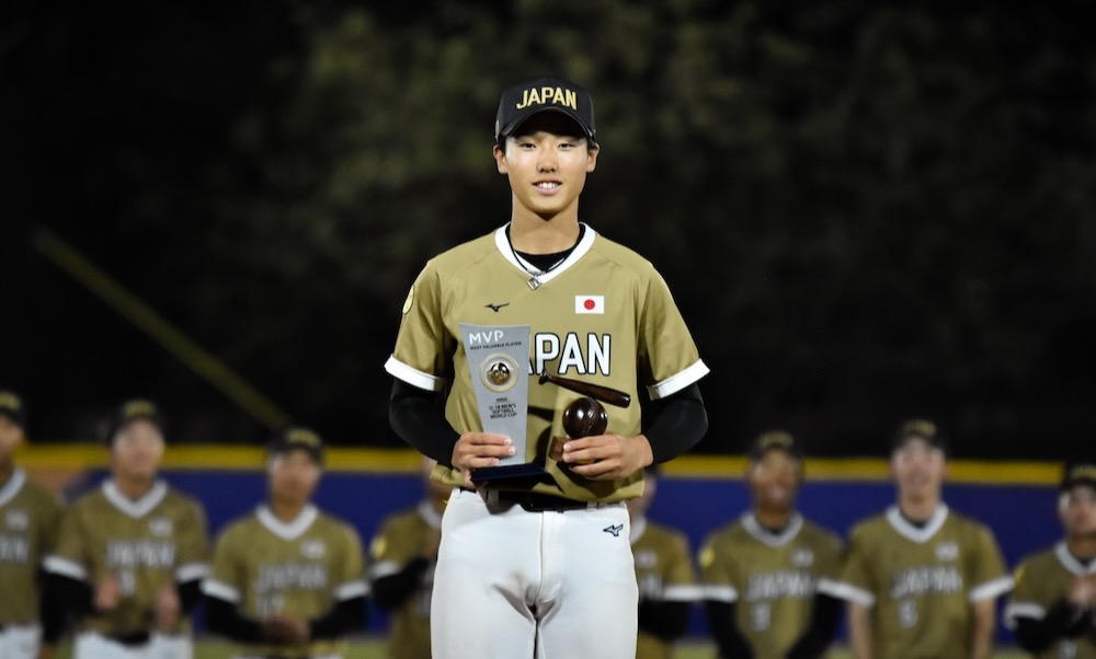 Ryuki Tsuda earns WBSC U-18 Men's Softball World Cup MVP honours, WBSC unveils All-World Team ...