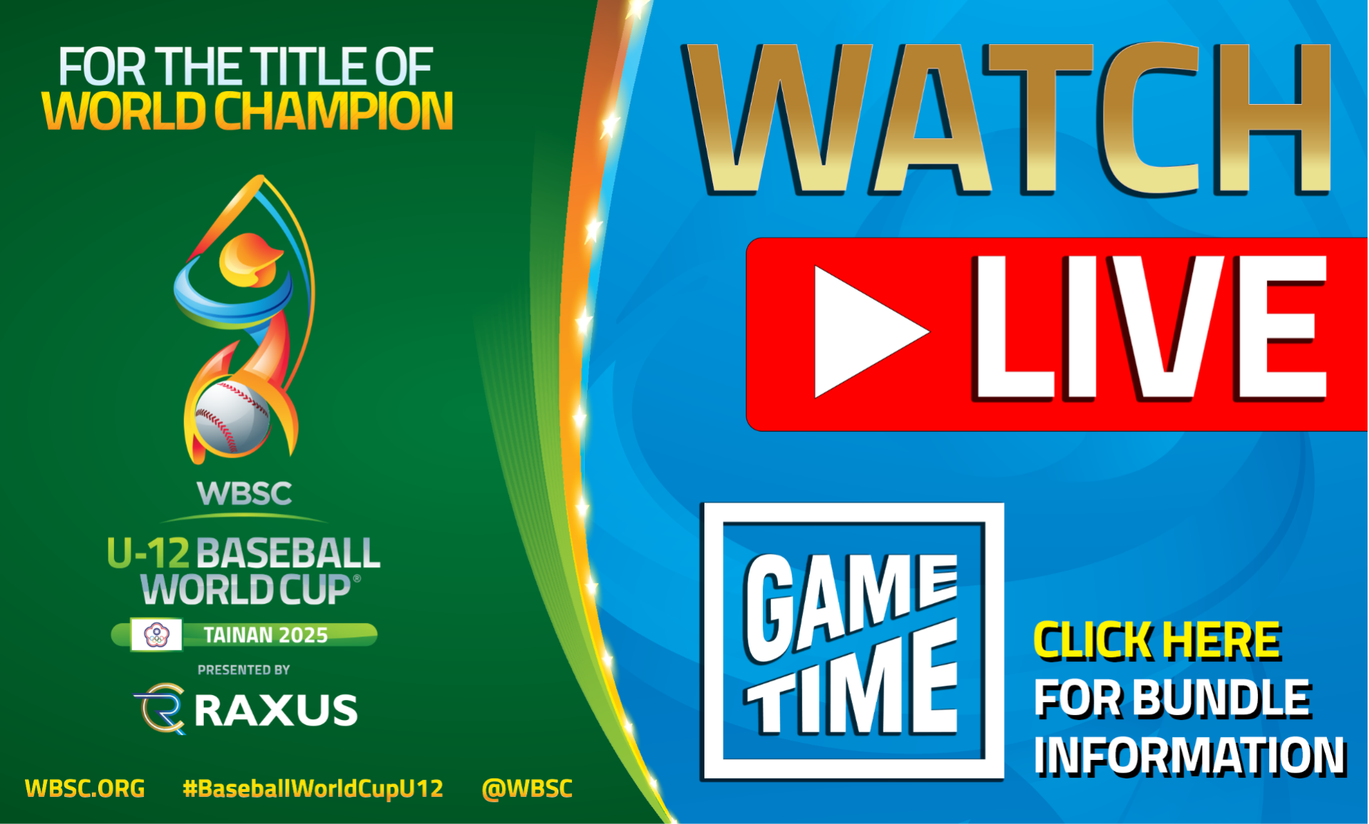 Dónde ver la Copa Mundial de Béisbol Sub-12 WBSC 2025 - World Baseball Softball Confederation ...