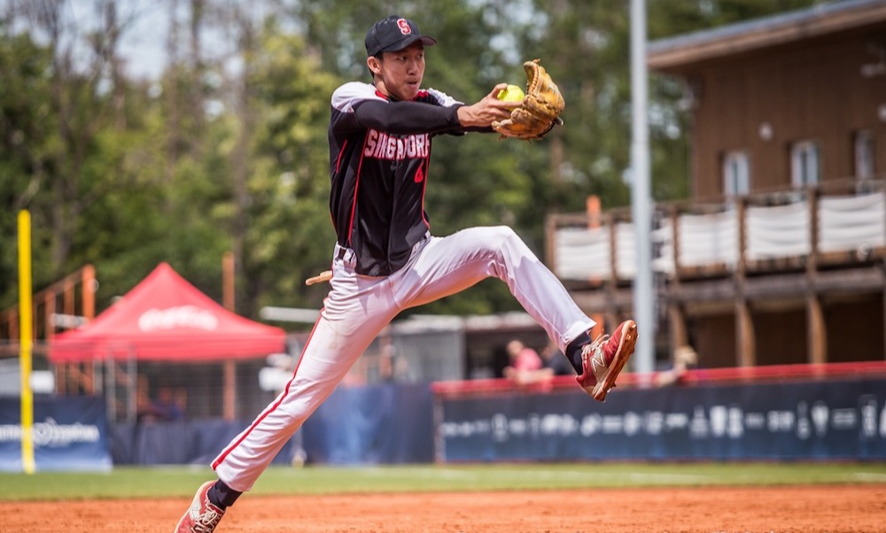 Aloysius Ong、Marcus Chew在WBSC男壘世界盃B組領軍新加坡投手群 - World Baseball Softball ...