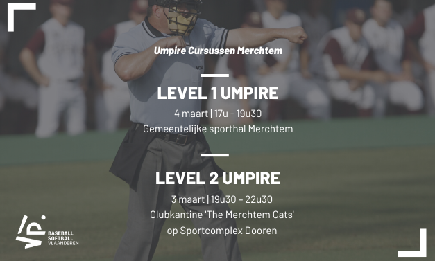 Umpire courses - Royal Belgian Baseball and Softball Federation - baseballsoftball.be