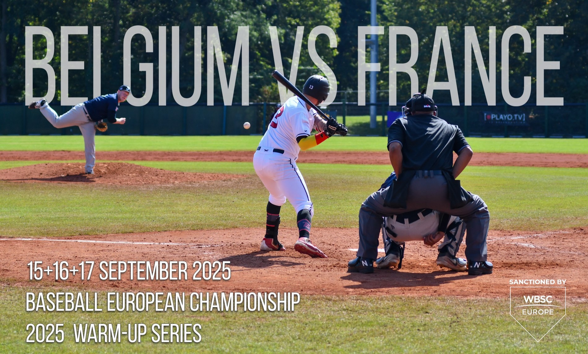 September 15-17 Baseball European Championship warm-up series Belgium ...