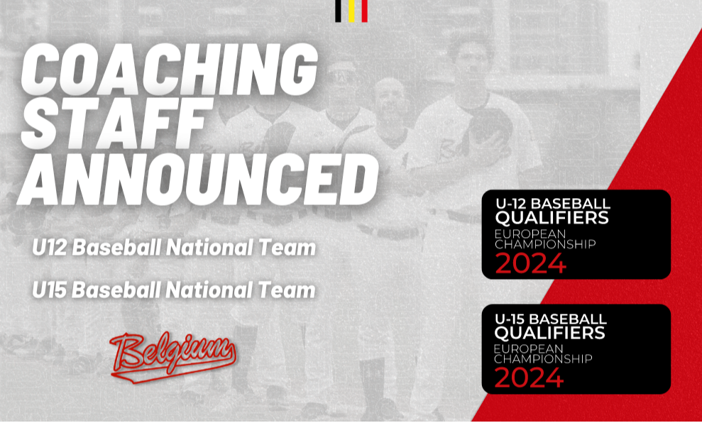 U12 & U15 Baseball National Team coaching staff has been announced ...