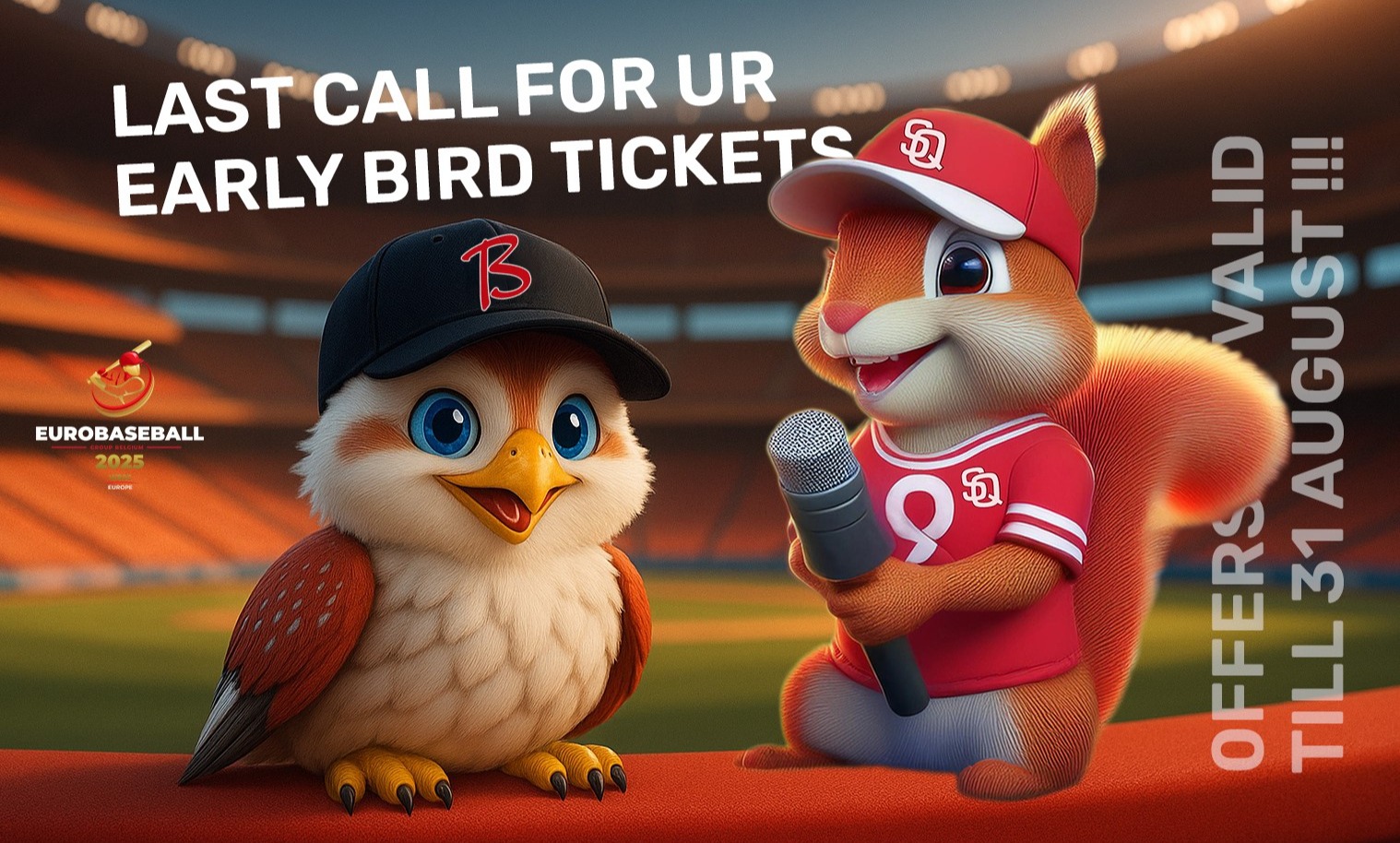 LAST CALL EuroBaseball 2025 - Early Bird Ticket sales - limited time ...
