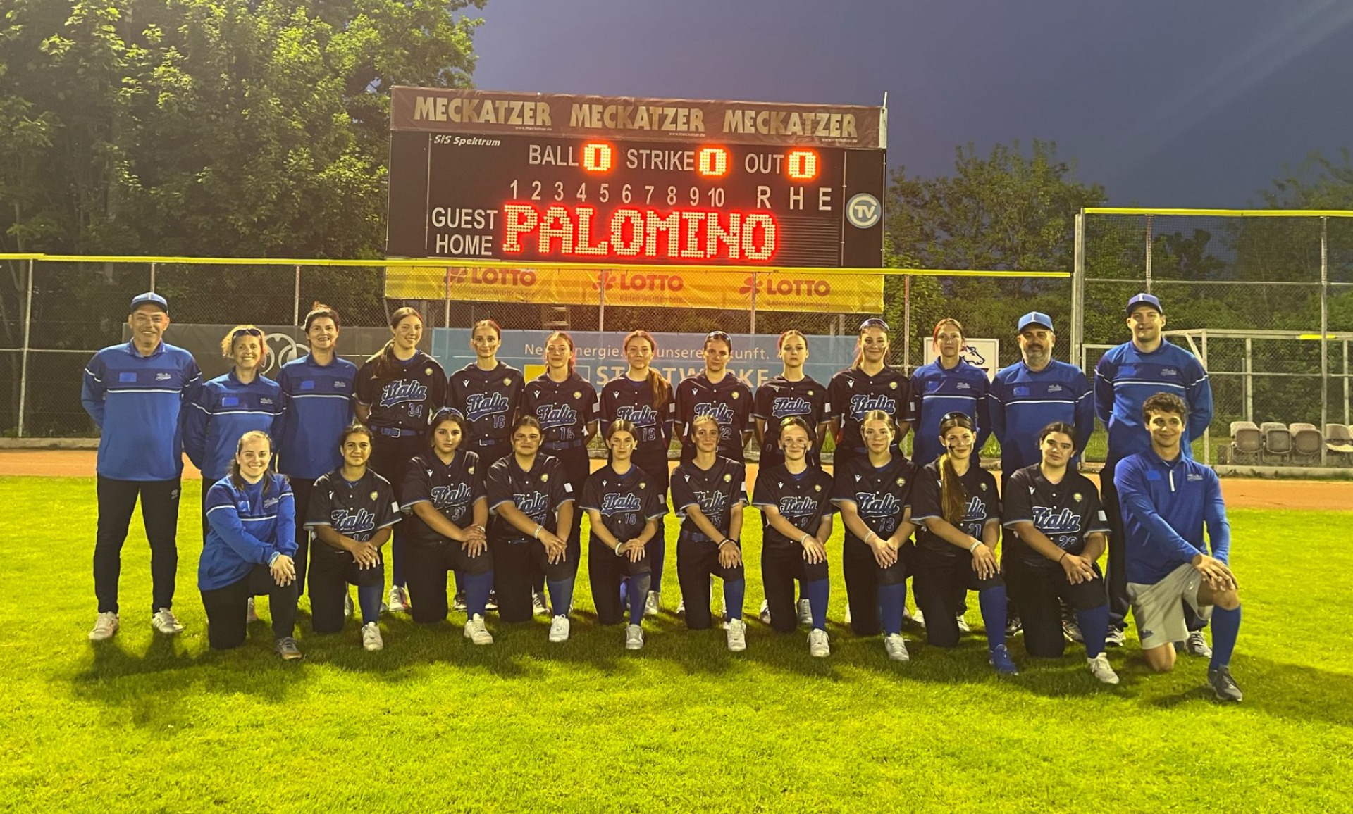 L'Italia Softball Under 15 apre con due vittorie la Palomino European Zone Tournament ...