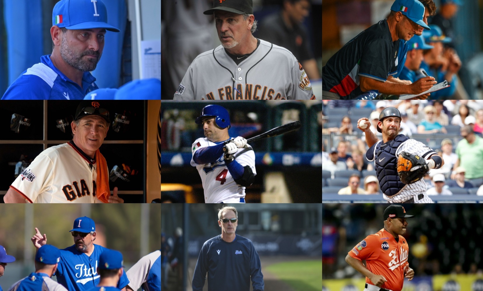 The Italian National Team Coaching Staff for the World Baseball Classic ...