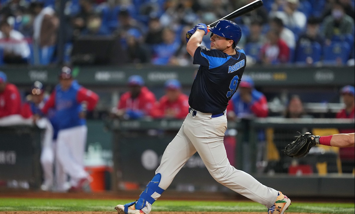 Vinnie Pasquantino with Team Italy at the 2026 World Baseball Classic ...