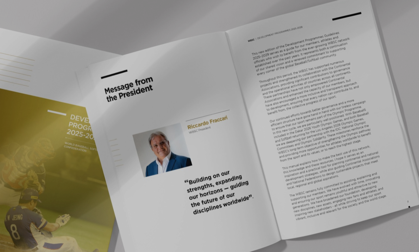 WBSC Development Programmes 2025-2028 - Renewed Vision for Growth and ...