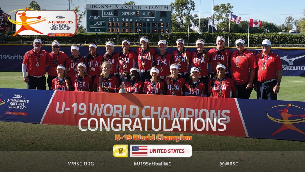 USA dominates WBSC U-19 Women’s Softball World Cup, wins third title in ...